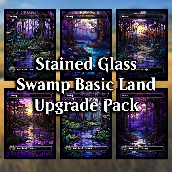 Mtg Custom Basic Lands - Etsy