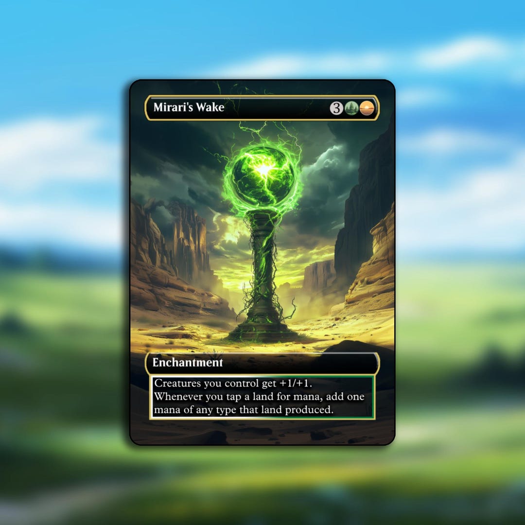 Mirari's Wake MTG Proxy Borderless Custom Art Game Cards for Commander ...