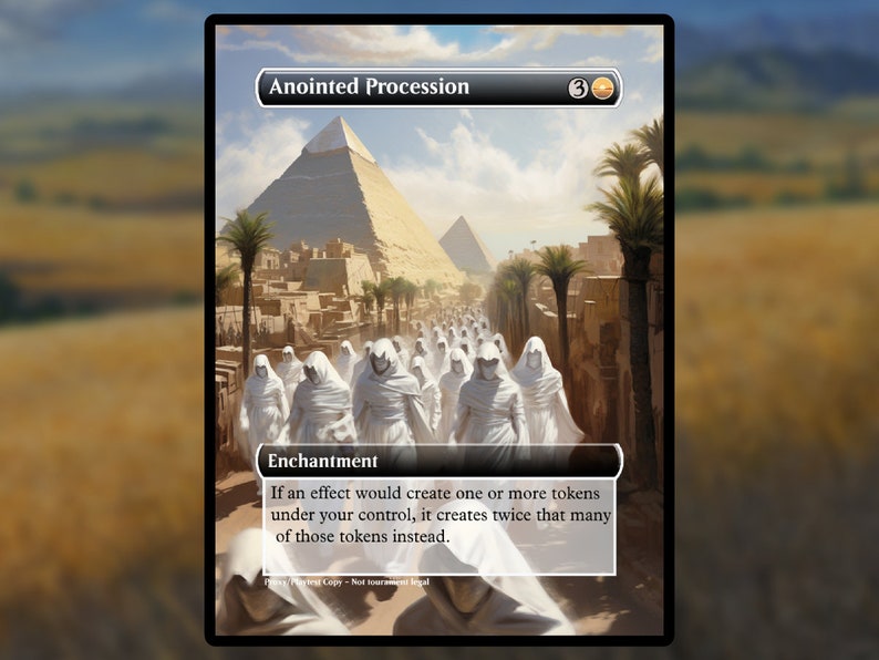 MTG Anointed Procession Proxy Custom Magic the Gathering - Etsy MTG Anointed Procession Proxy Custom Magic the Gathering - Etsy
