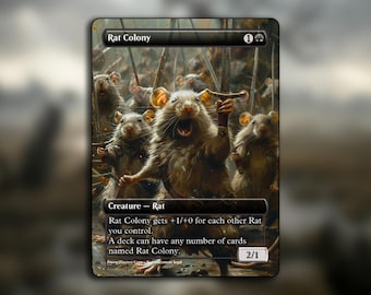 Rat Colony MTG Proxy Anime Waifu - Etsy