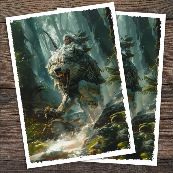 Mtg Card Sleeves Border - Etsy