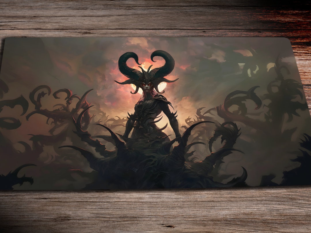 Insect Horror Monster Inspired Custom Art Card Game Playmat ...