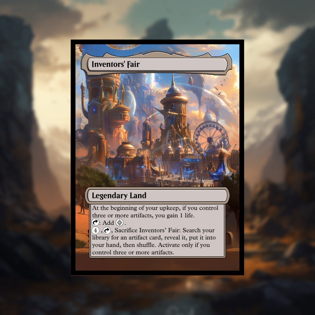 Inventors' Fair Proxy Custom Game Cards for Commander MTG Compatible ...