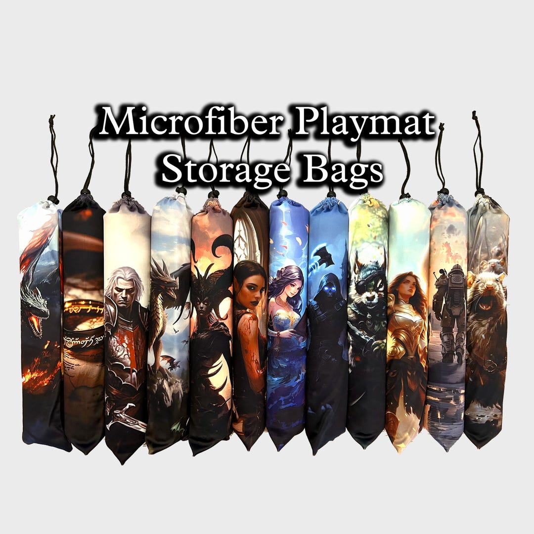 Microfiber Playmat Bags 15 Designs MTG Custom Art Playmat Storage Bags ...
