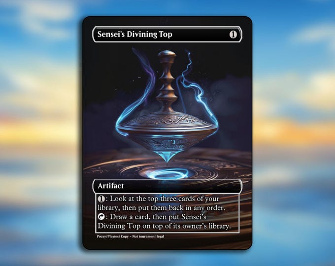 Sensei's Divining Top MTG Life Counter Magic the Gathering - Etsy
