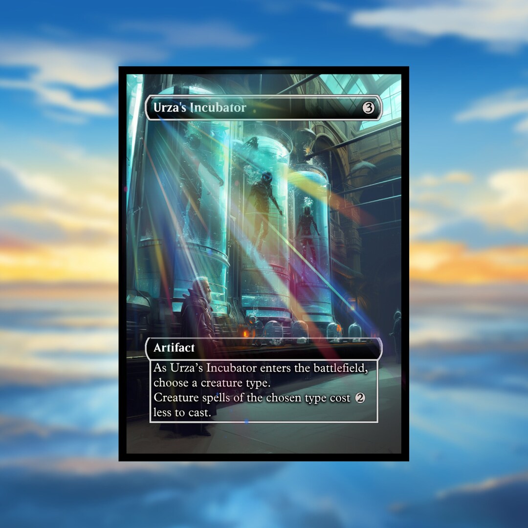 Urza's Incubator Foil MTG Proxy Regular Art Custom Game Card Design for ...
