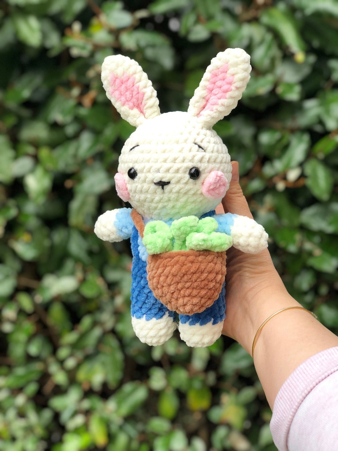 Crochet Rabbit Plush Crochet Bunny Stuffed Rabbit Toy - Etsy