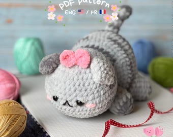 Blob Cat Crochet Pattern, Printable Pdf - Etsy