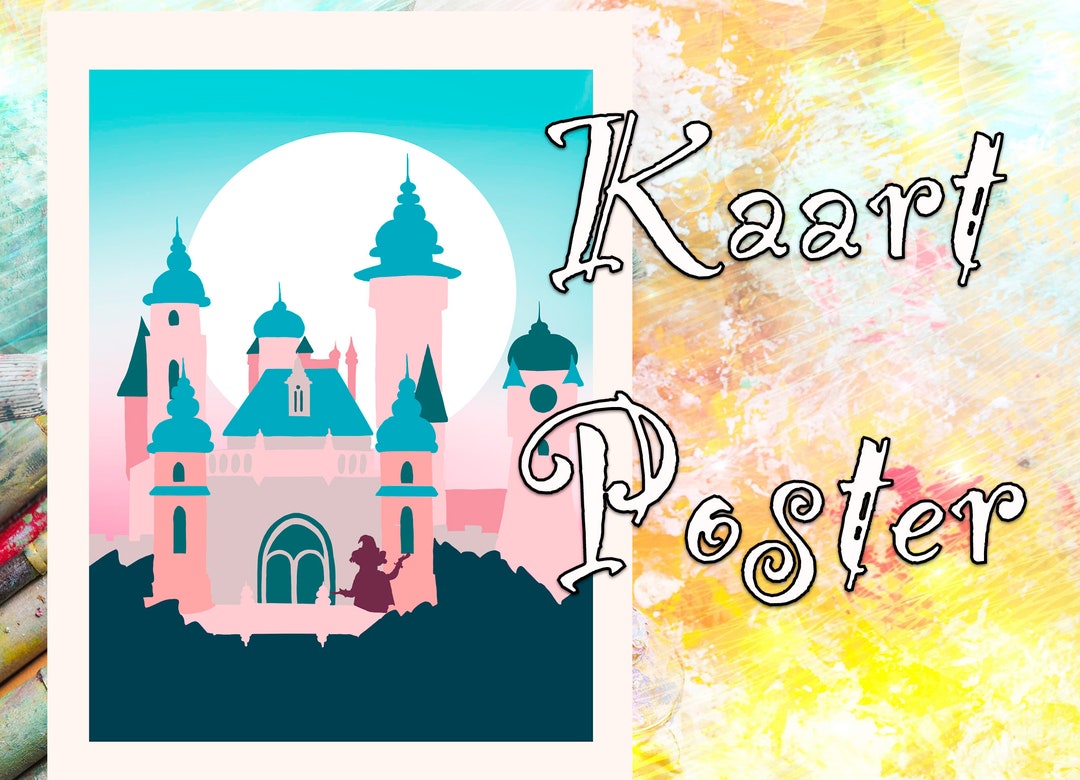 Efteling Symbolica Poster En / of Kaart Voor Efteling - Etsy