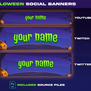 ANIMATED Halloween Stream Overlay | Animated Pumpkin Twitch Overlay ...