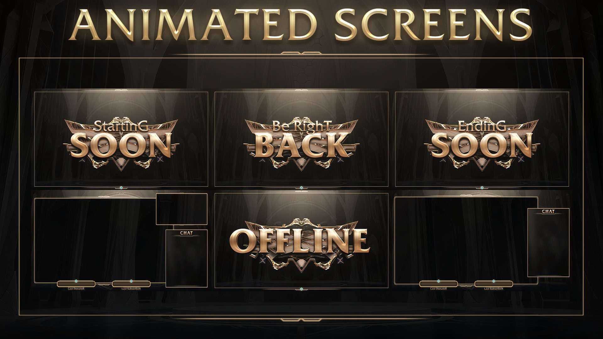 ANIMATED League of Legends Overlay | Prestige Lol Twitch Overlay | Lol ...