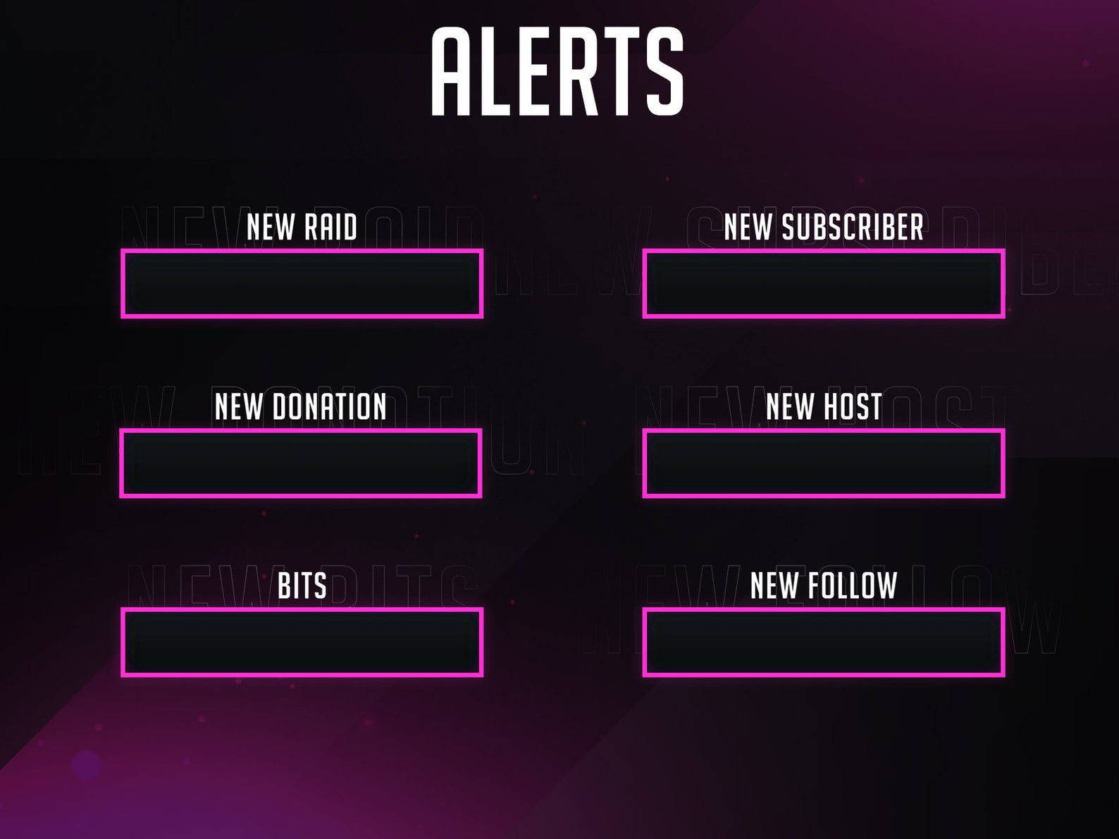 ANIMATED Pink Twitch Full Package Pink Live Pack Simple Pink Stream ...