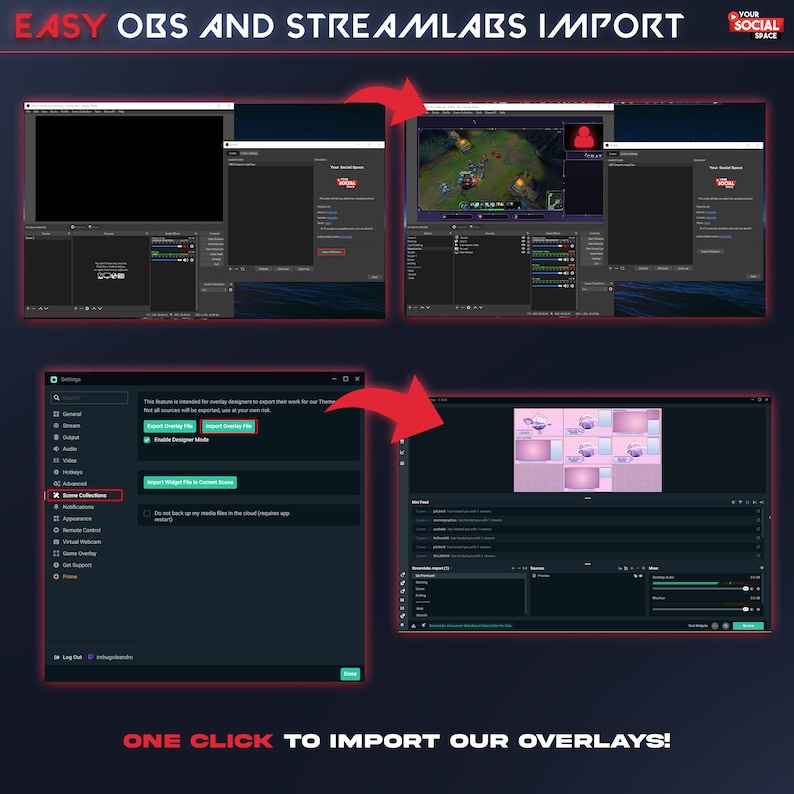 ANIMATED Valorant Stream Overlay | Valorant Live Stream Pack | Red ...
