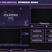 ANIMATED Goth Twitch Overlay Witchy Twitch Overlay Vtuber Overlay Pack Celestial Gothic Stream ...