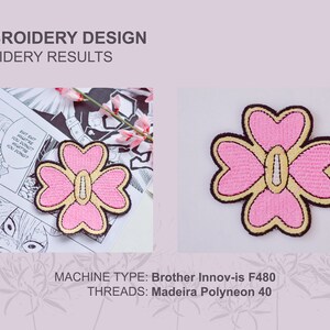 Anime Embroidery Design Trio, Machine Embroidery File, Anime Fan Art ...