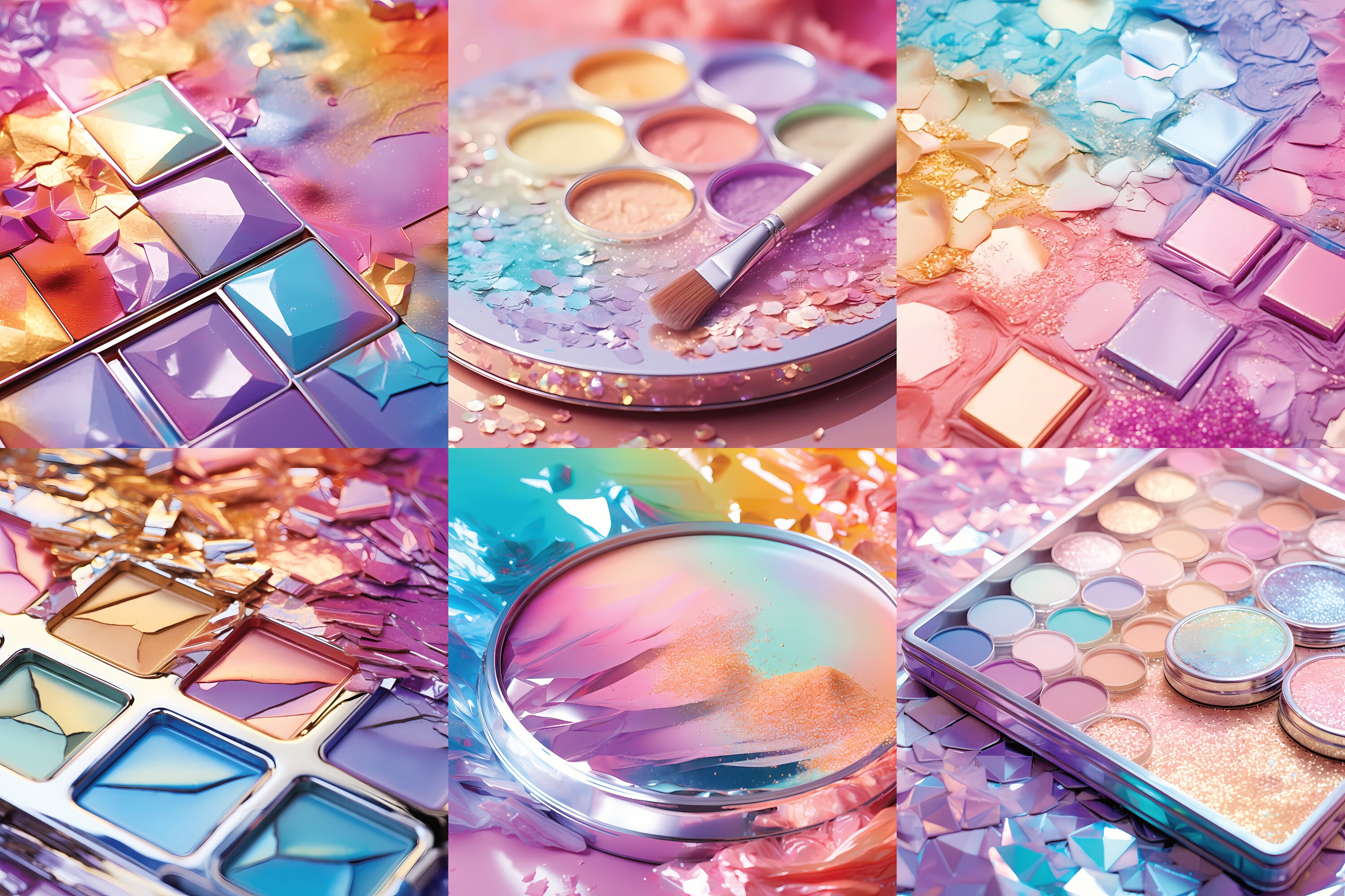 Pastel Beauty Make up Background Printable Digital Papers for Business ...
