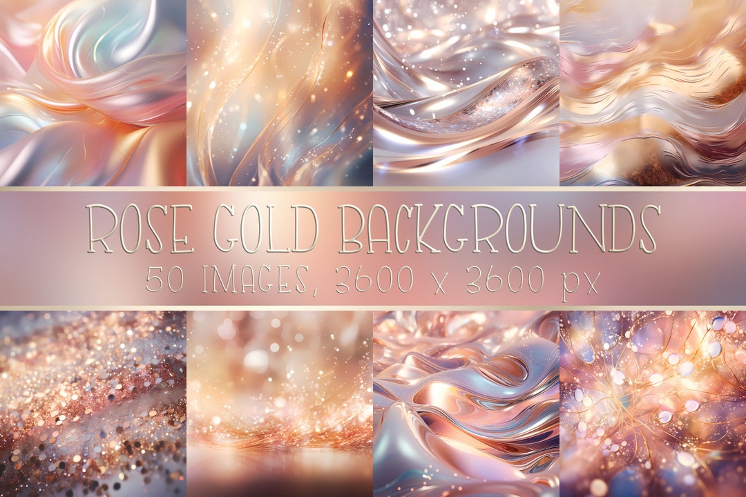 Luxurious Rose Gold Background Printable Digital Papers. Ideal for ...