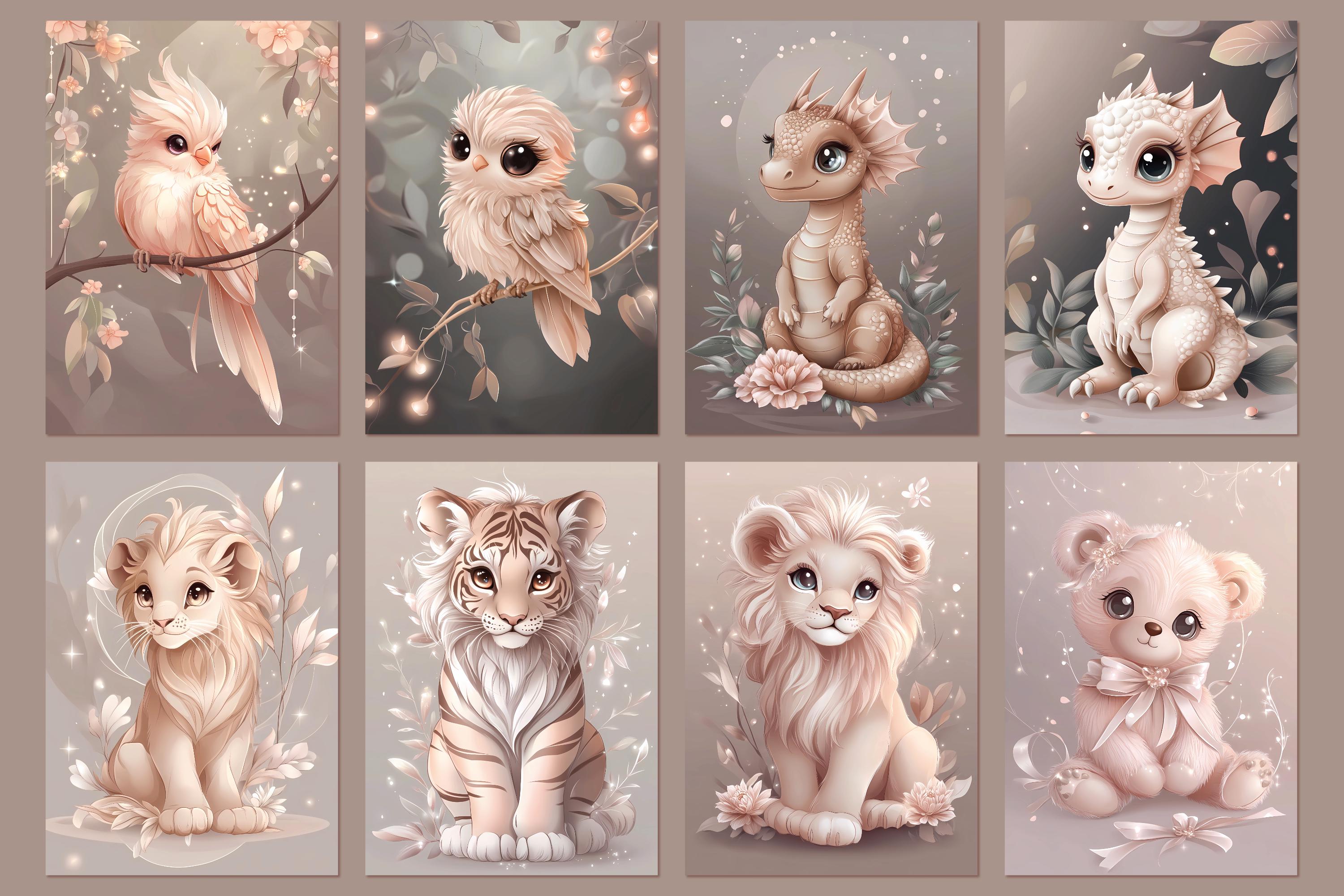 Beige Baby Digital Papers: Nursery Wall Art, Newborn Cards (digital ...