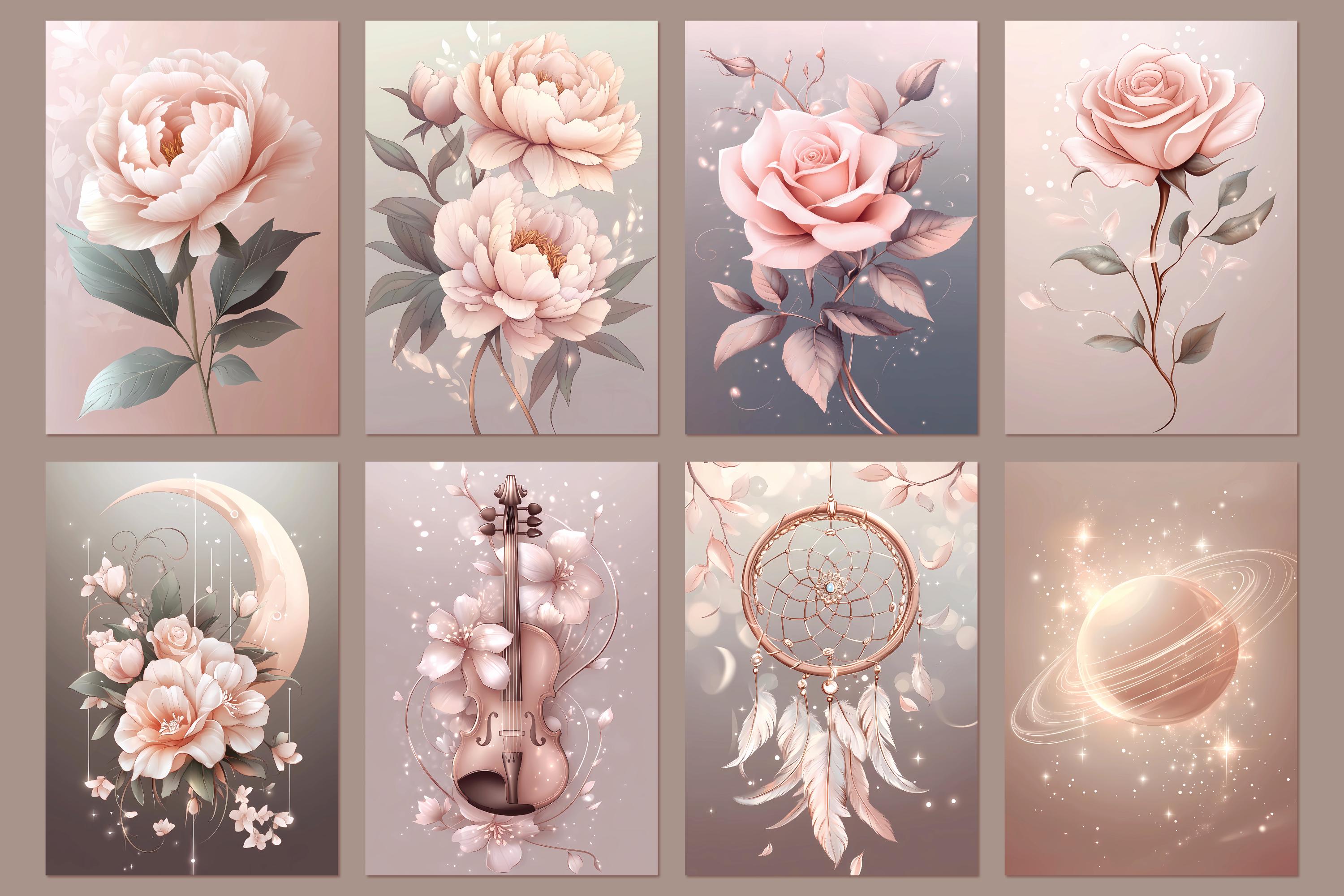 Beige Baby Digital Papers: Nursery Wall Art, Newborn Cards (digital ...