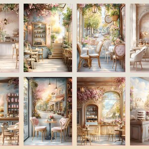 Coffee Digital Paper Pack: Vintage Cafe Ephemera (90 JPG Files A4 Size ...