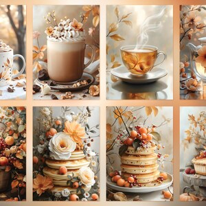 Autumn Digital Paper Set: 140 Fall Scrapbooking Designs (A4, 300 DPI ...