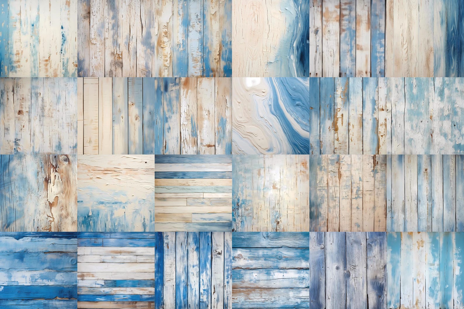 Nautical Wood Background Textures: Wooden Pattern Digital Papers (125 ...