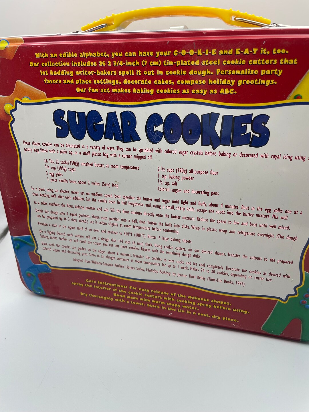 ABC Cookie Cutter Set William Sonoma Lunch Box Set - Etsy