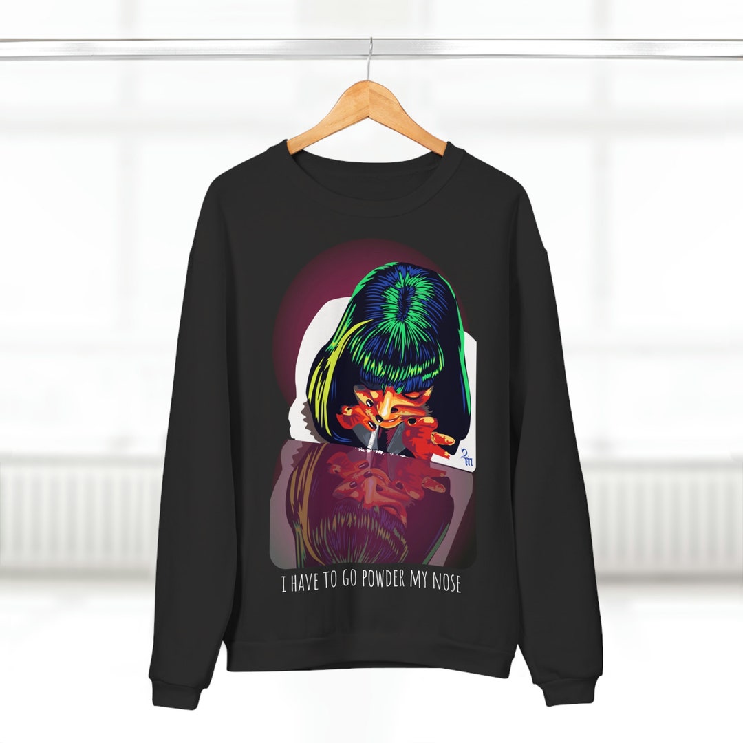 Powder My Nose Pulp Fiction Iconic Sweatshirt- Artwork by Italian ...