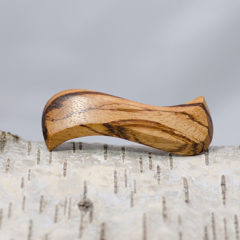 Wooden Hair Clip - Etsy