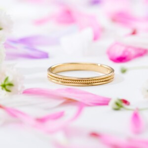 Eternity Gold Rope Ring - Etsy