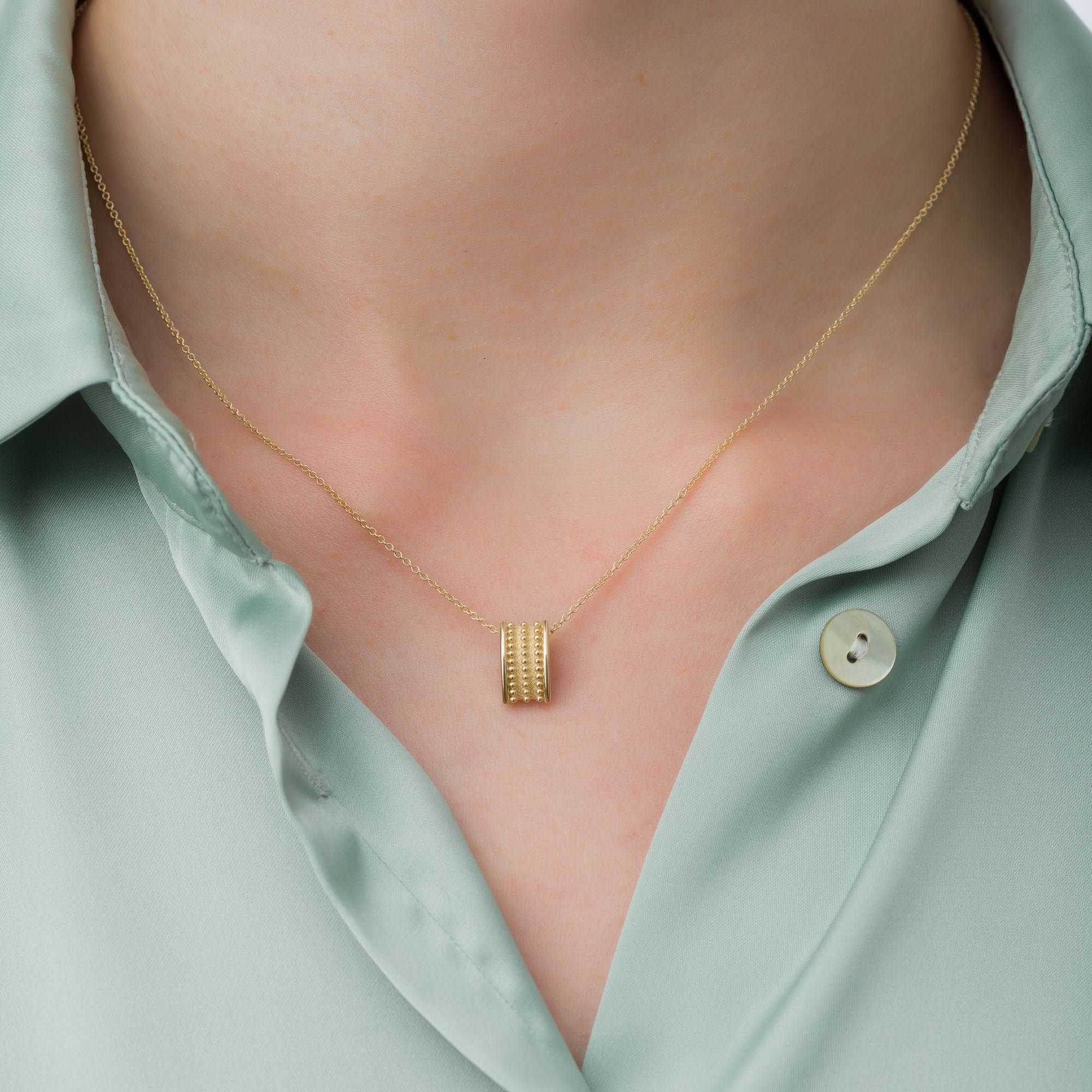 Granulation Gold Byzantine Pendant - Etsy