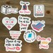 15 Book Tok Sticker Bundle / Bundle of Stickers / Waterproof Sticker ...