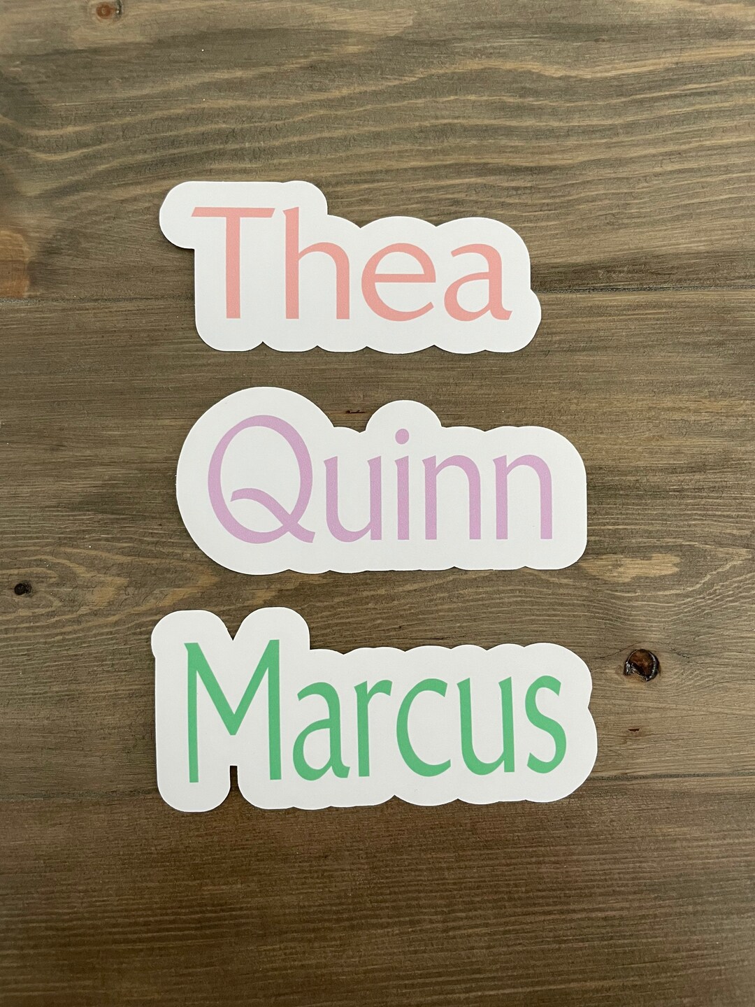 Personalized Name Stickers / Name Labels / Waterproof Vinyl Stickers ...
