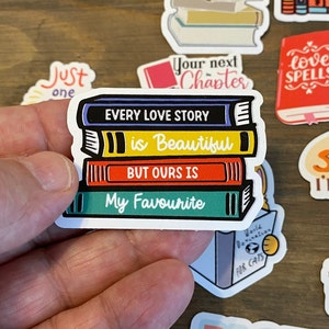 15 Book Tok Sticker Bundle / Bundle of Stickers / Waterproof Sticker ...
