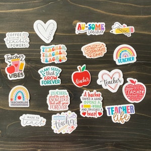 Teacher Appreciation Sticker Bundle / Bundle of Stickers / Educator ...