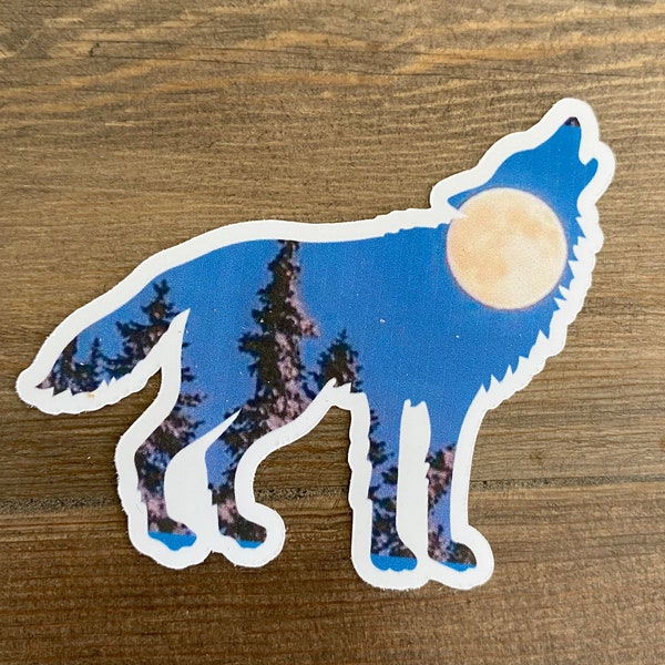 Wolf Howling at Moon - Etsy