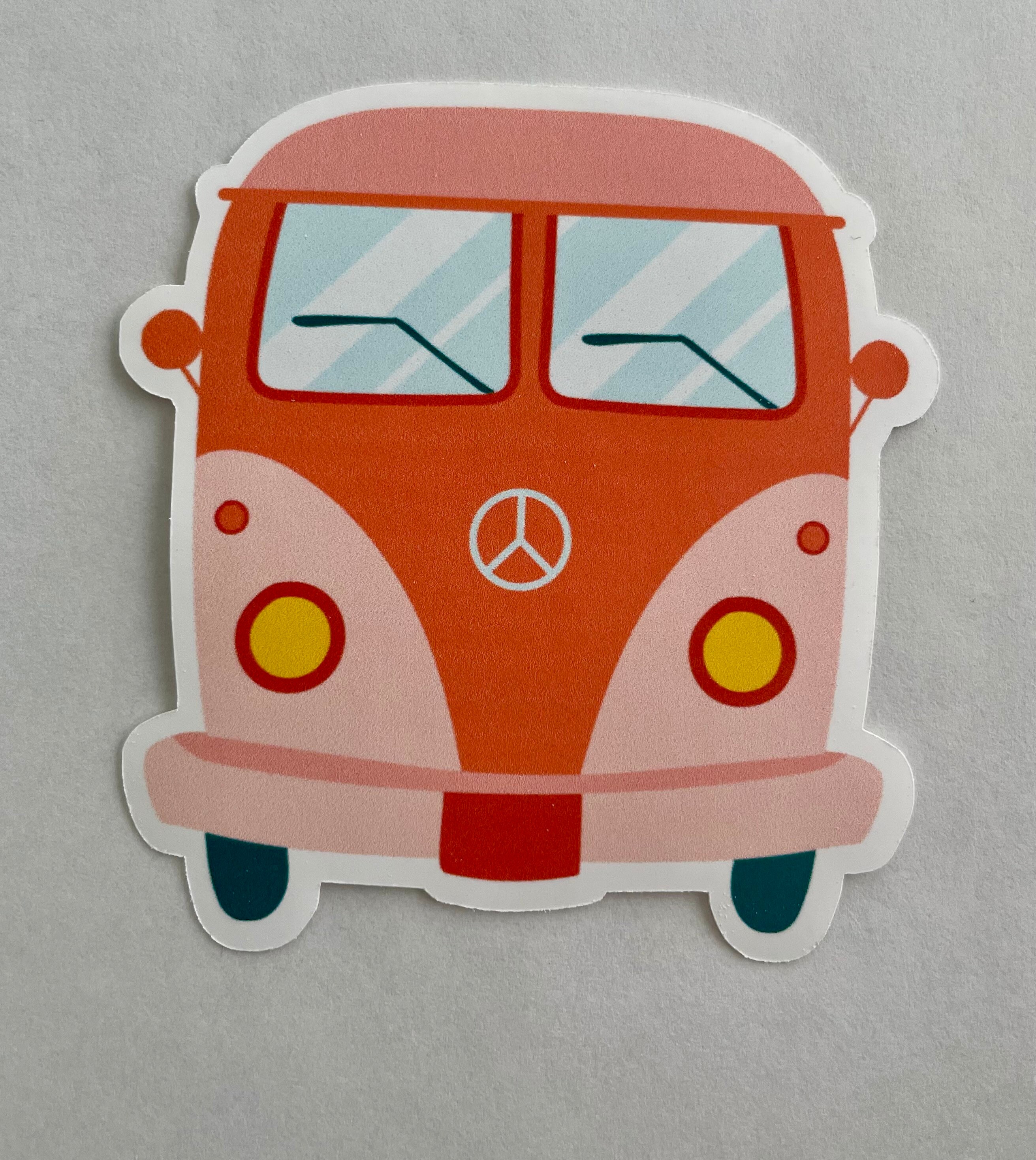 Peace Van Sticker / VW Peace Van / Peace Bus / Waterproof - Etsy