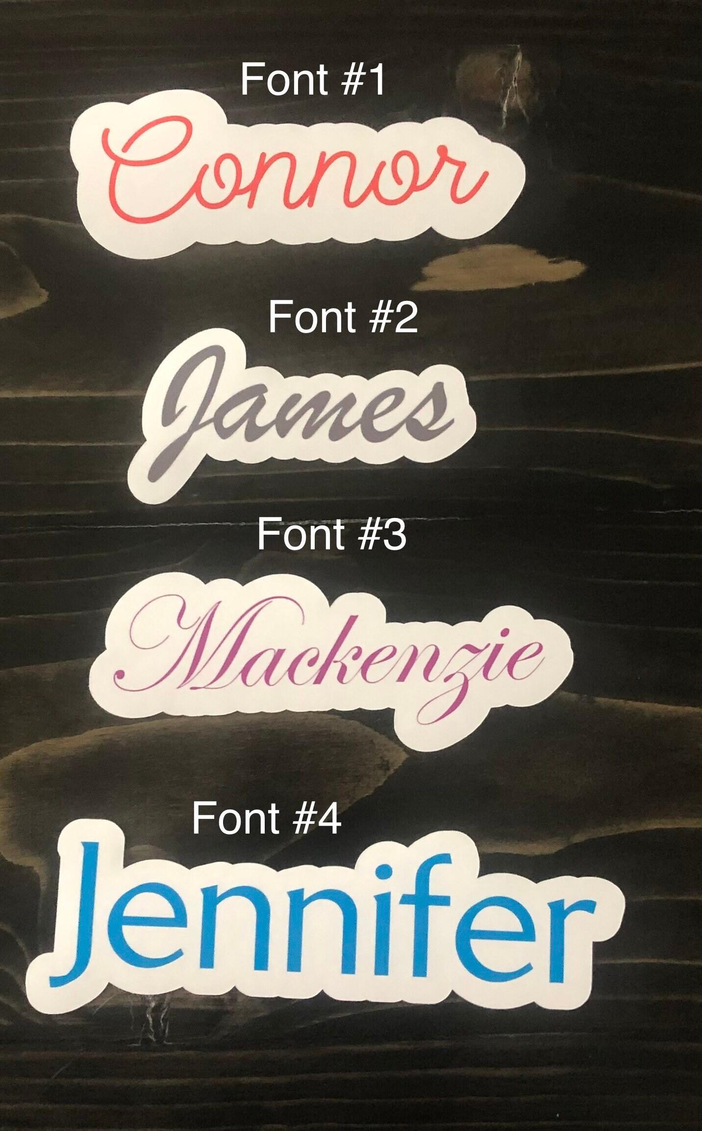 Personalized Name Stickers / Name Labels / Waterproof Vinyl - Etsy