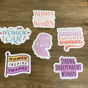 Women Empowerment Bundle of Vinyl Stickers / Women Can Do It Sticker ...