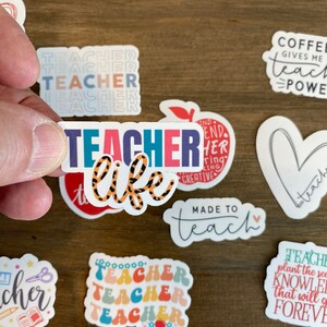 Teacher Appreciation Sticker Bundle / Bundle of Stickers / Educator ...