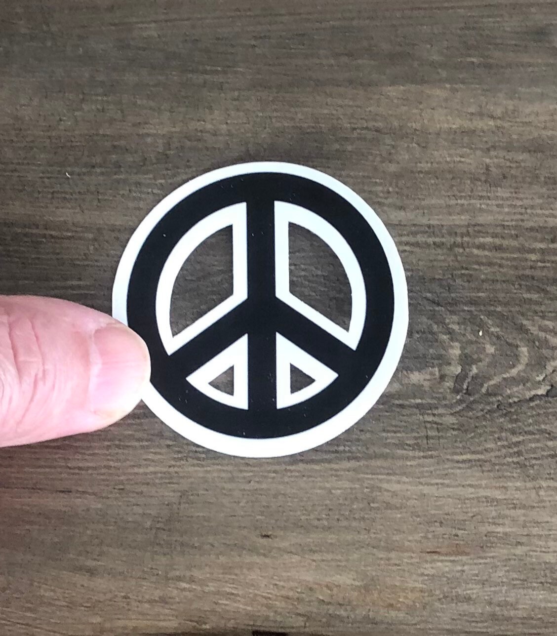 Peace Sign Sticker / Symbol Sticker / Waterproof Sticker / | Etsy