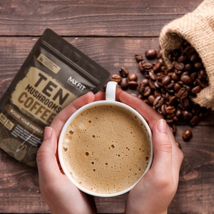 Mushrooms Instant Coffee Organic 60 Servings / Immune Boosting Coffee ...
