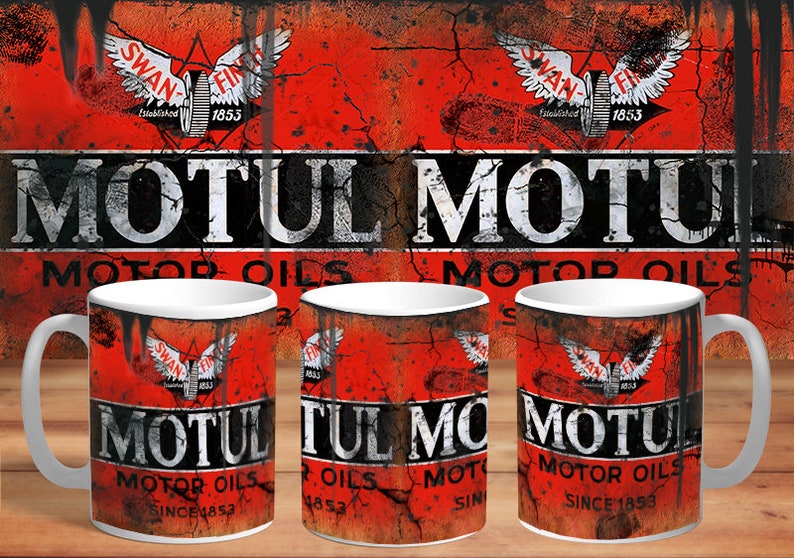Motor Oil Cans 2 Mug Templates 24 PNG and Mock Ups. - Etsy