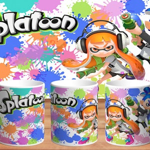 Splatoon Pack 10 Mug Templates PSD and Mock Ups - Etsy