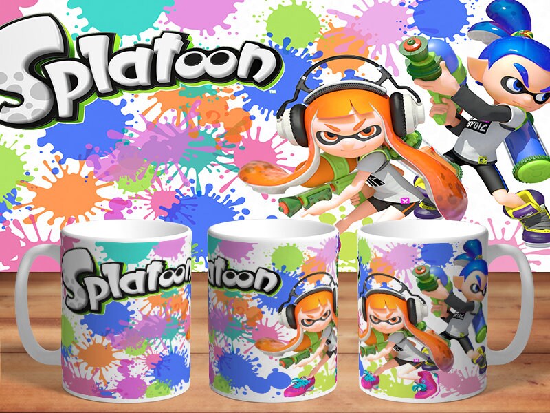 Splatoon Pack 10 Mug Templates PSD and Mock Ups - Etsy