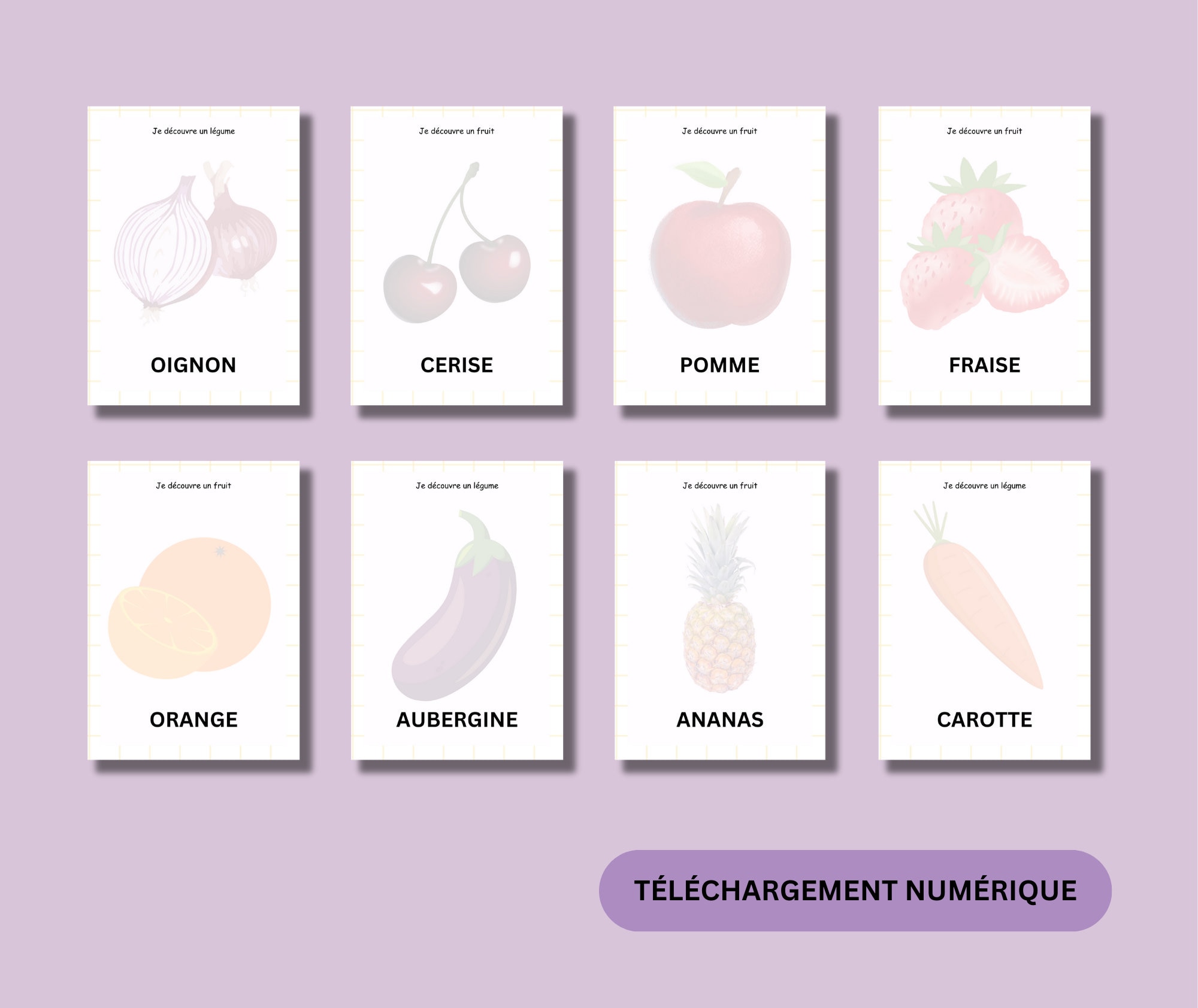 Cahier De Découvertes Thème Fruits & Légumes, Cahier D'apprentissage ...