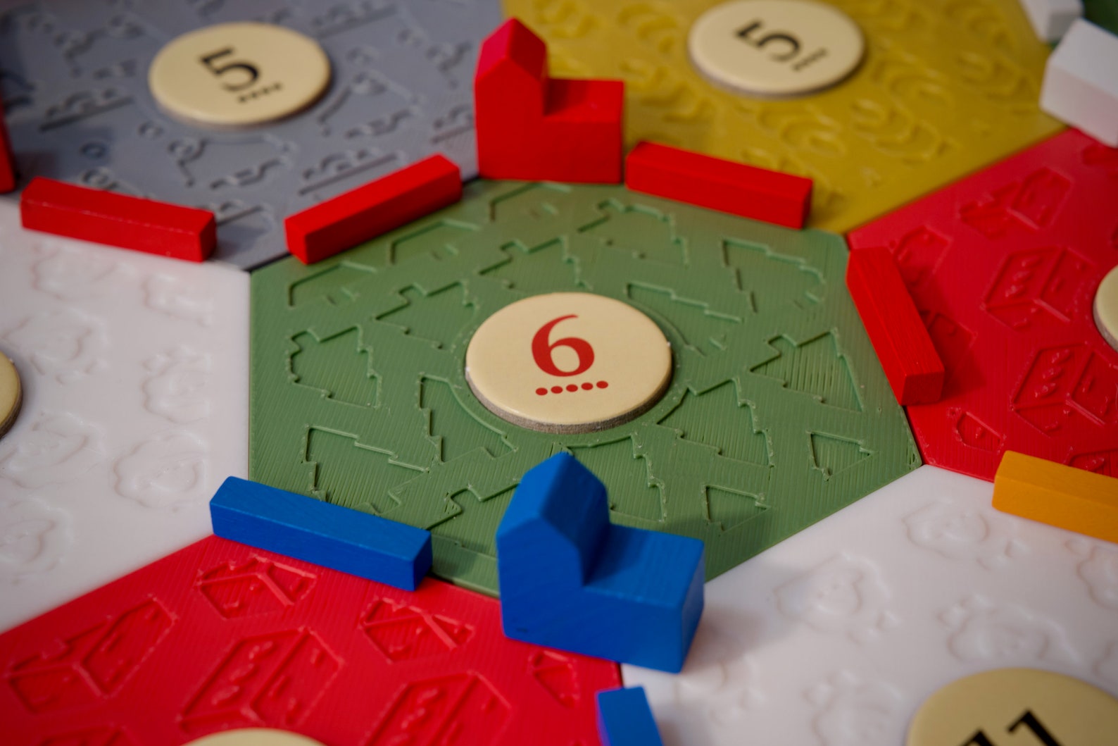 3D engraved Catan Resource Tile Upgrade 19 Uniquely Designed for ...