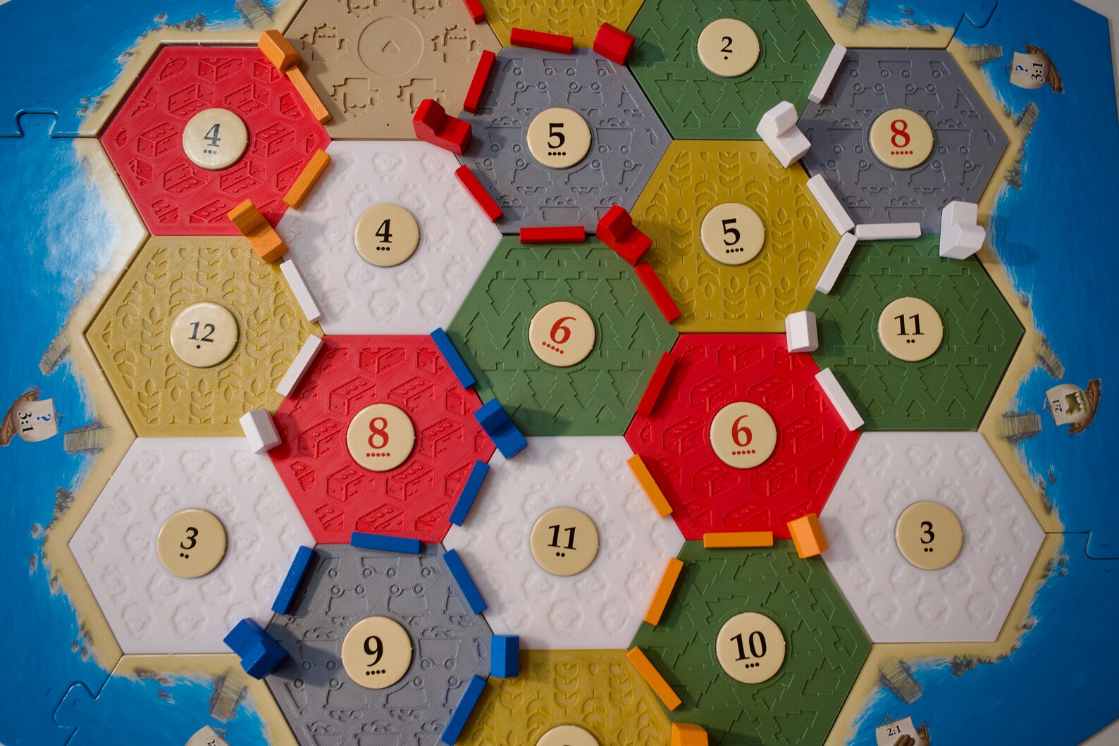 3D engraved Catan Resource Tile Upgrade 19 Uniquely Designed for ...