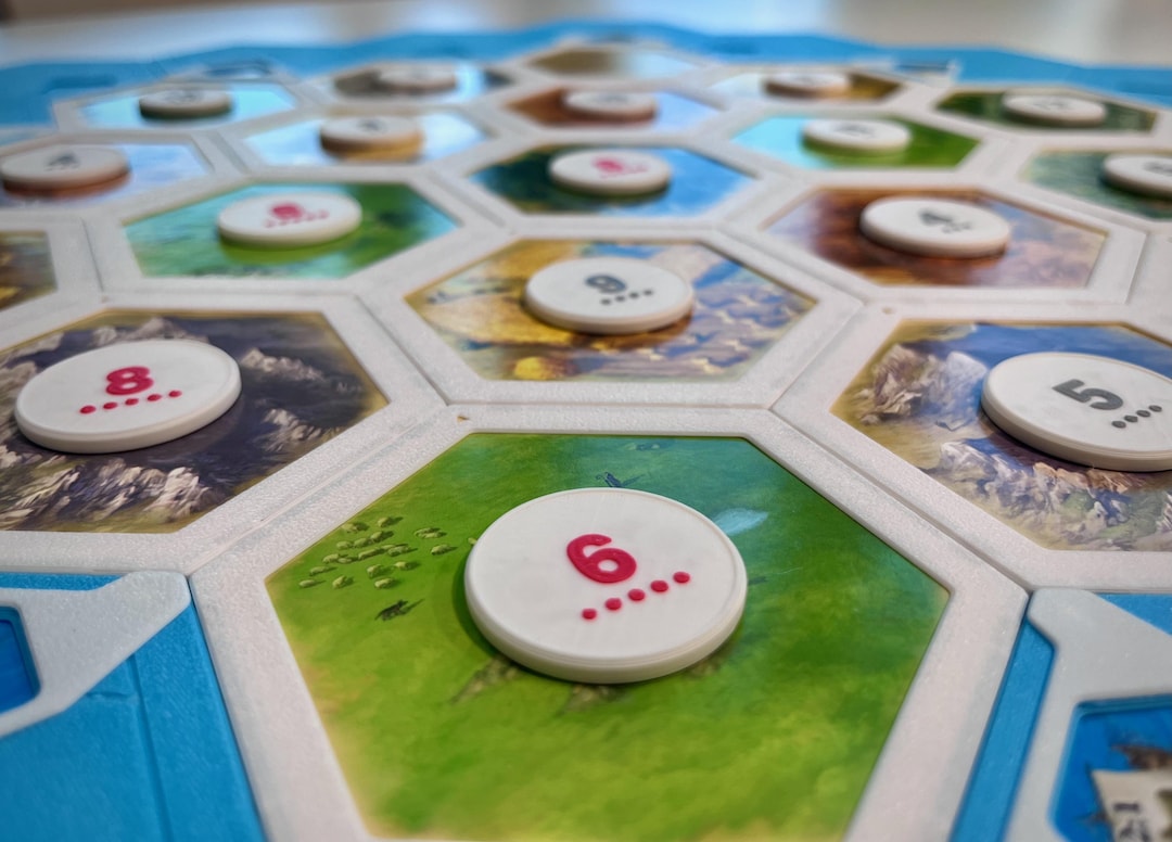 Catan Magnetic Number Tokens: Upgrade Kit for Quick and Secure Setup - Etsy