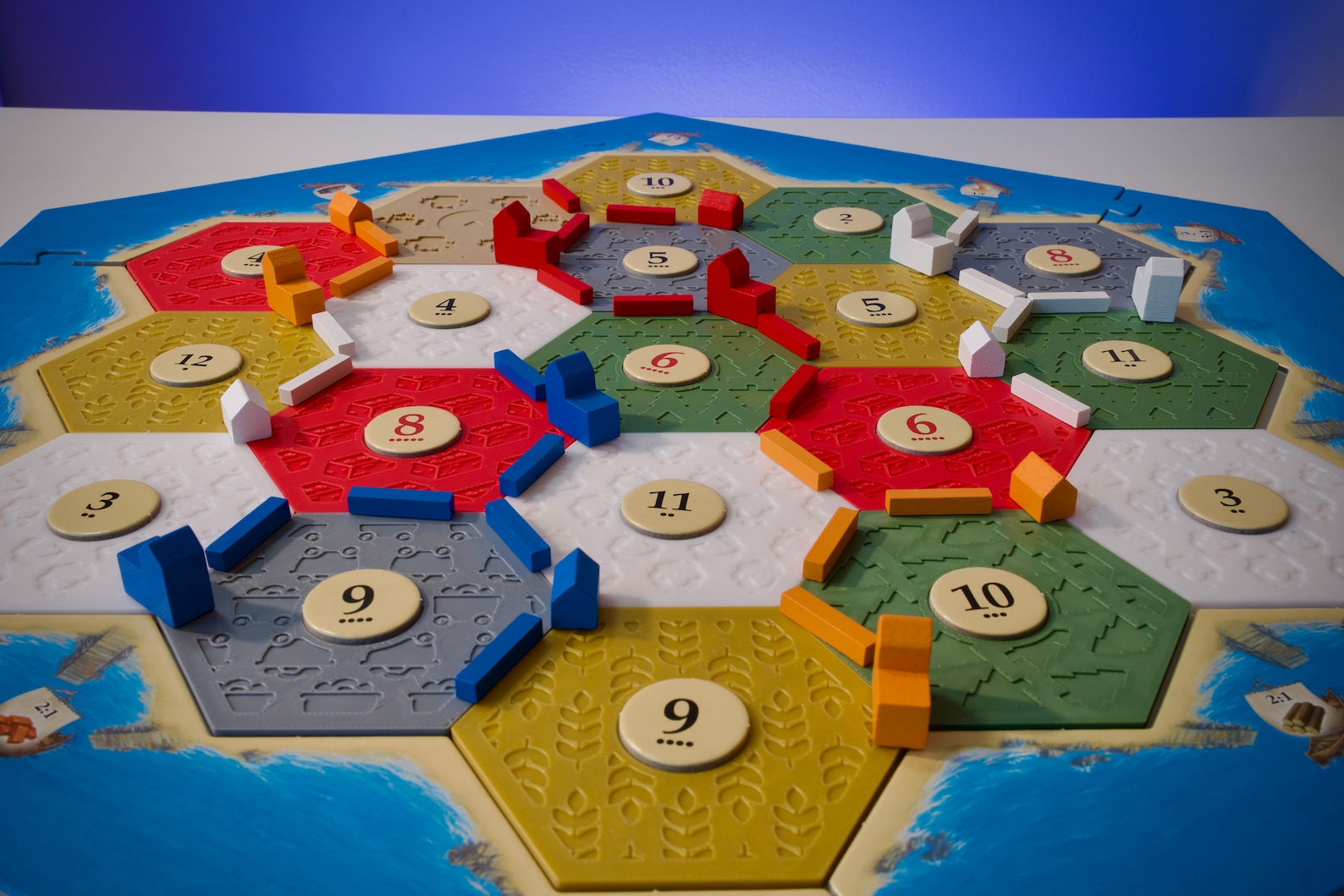 3D engraved Catan Resource Tile Upgrade 19 Uniquely Designed for ...